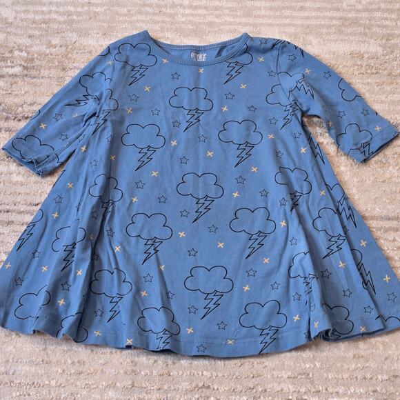 frankie & sue | Dresses | Frankie And Sue Fit And Flare Dress Blue ...